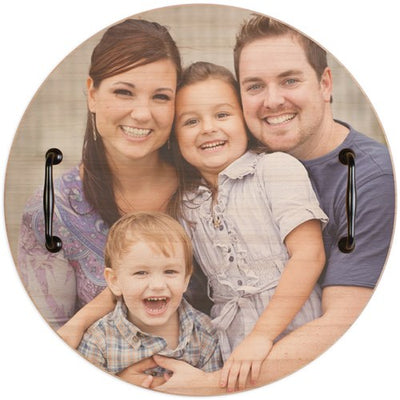 Personalized Photo Round Tray – Magnificent Gifts & Organic Tea Blooms